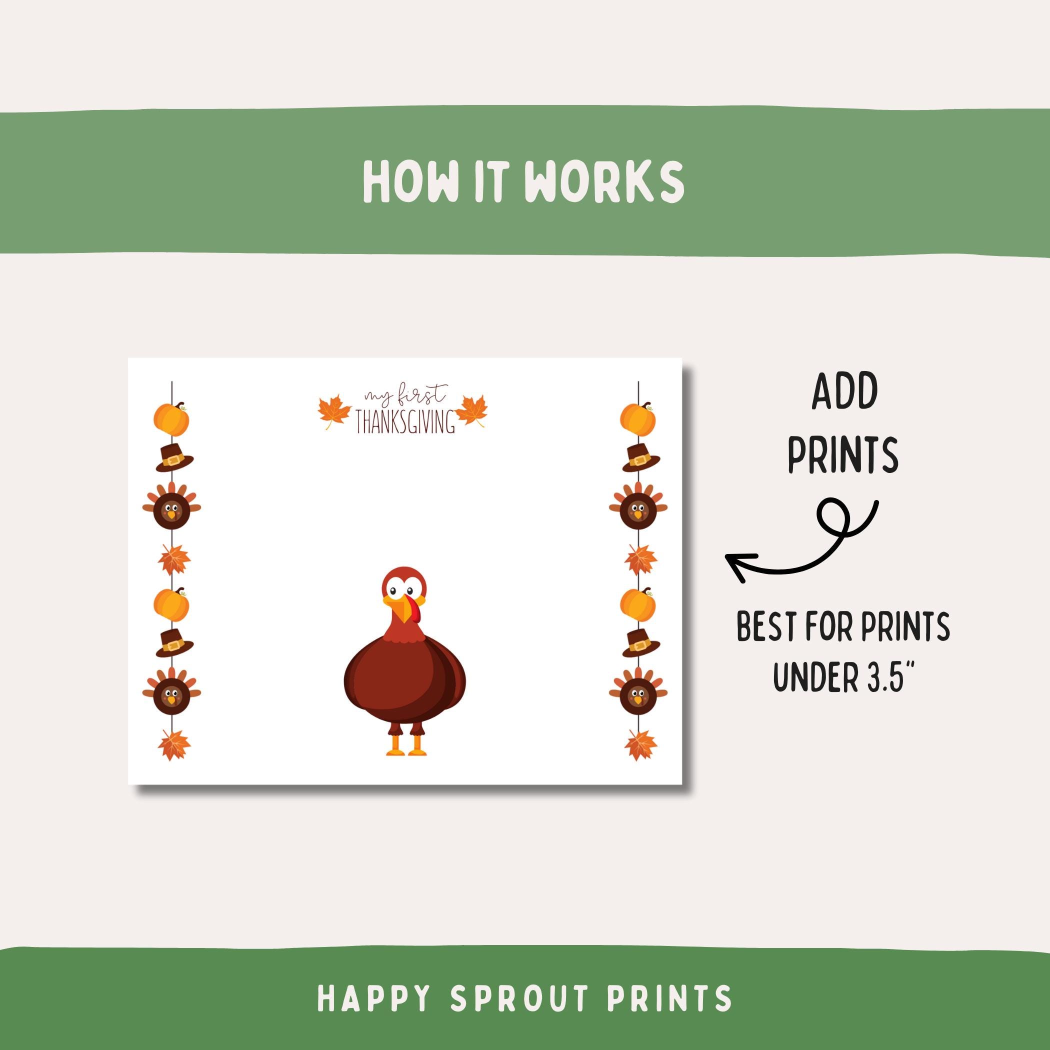 First Thanksgiving Handprint Craft, Turkey Handprint Craft, Fall Infant ...