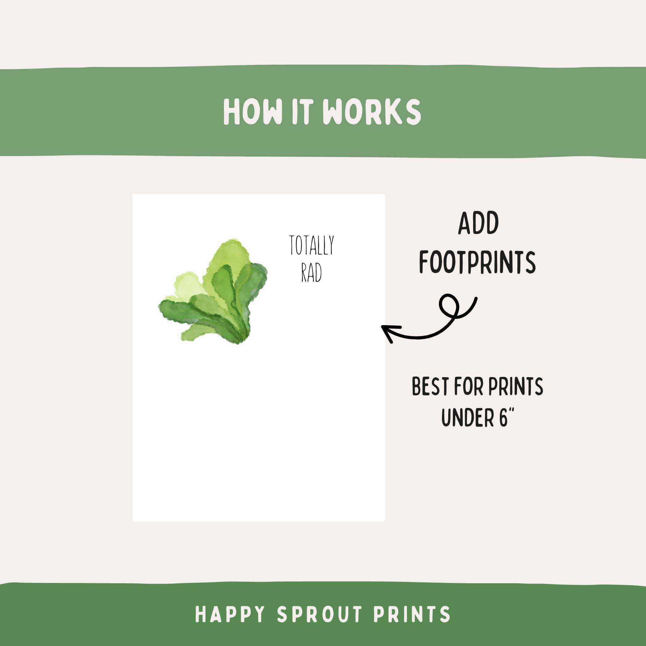 Totally Rad Handprint Art Craft DIY, Radish Handprint Craft, Pun ...
