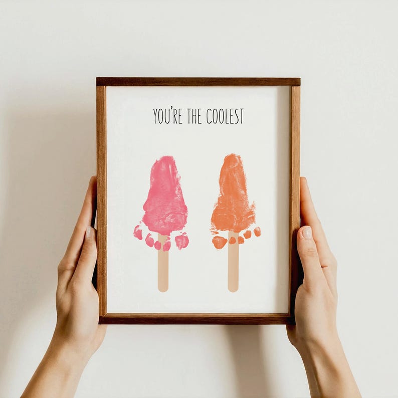 Summer Handprint Craft Bundle, You're the Coolest Ice Cream Handprint ...