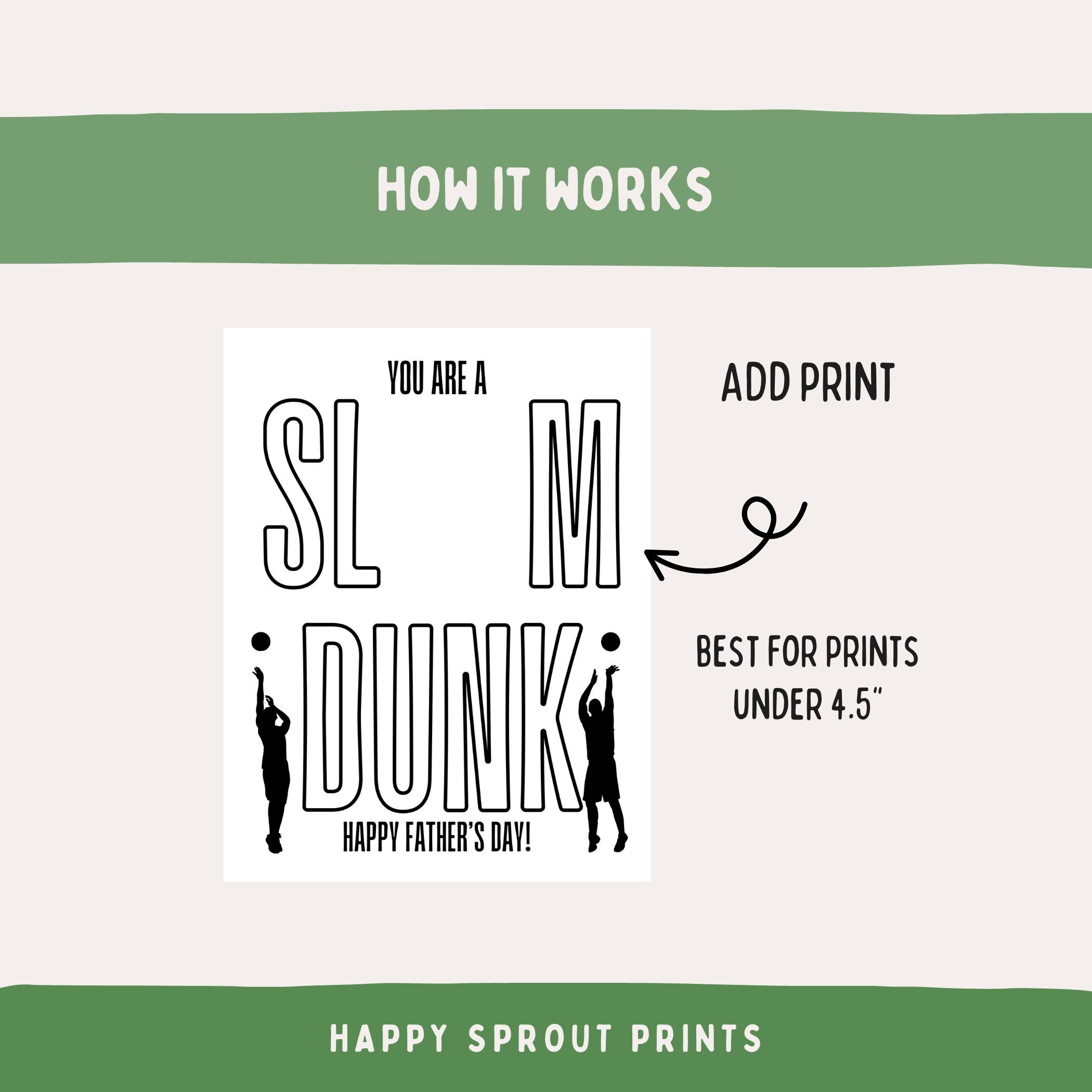 Slam Dunk Handprint Art Craft DIY, Fathers Day Basketball Handprint ...
