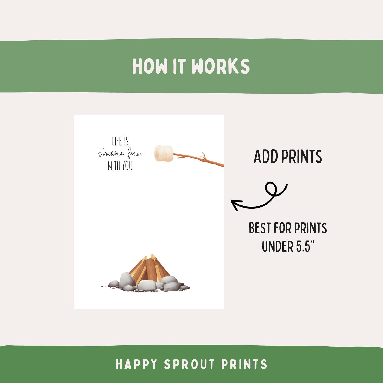 Life is S'more Fun With You Handprint Art, DIY Campfire Art Craft ...