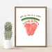 You Are One in A Melon Footprint Art Craft DIY, Summer Watermelon ...