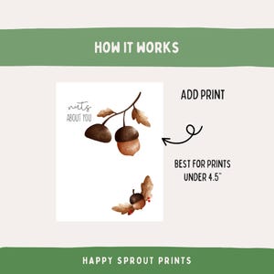 Acorn Nuts About You Footprint Art Craft DIY, Autumn Handprint Craft ...