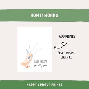 Silly Goose Handprint Art Craft DIY, Happy Birthday Balloon Handprint ...