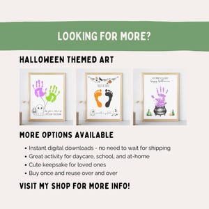 Trick or Treat Smell My Feet Footprint Craft, Halloween Footprint Craft ...