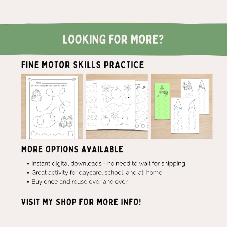 Sea Creatures Line Tracing Worksheet Bundle, Ocean Animals Preschool ...