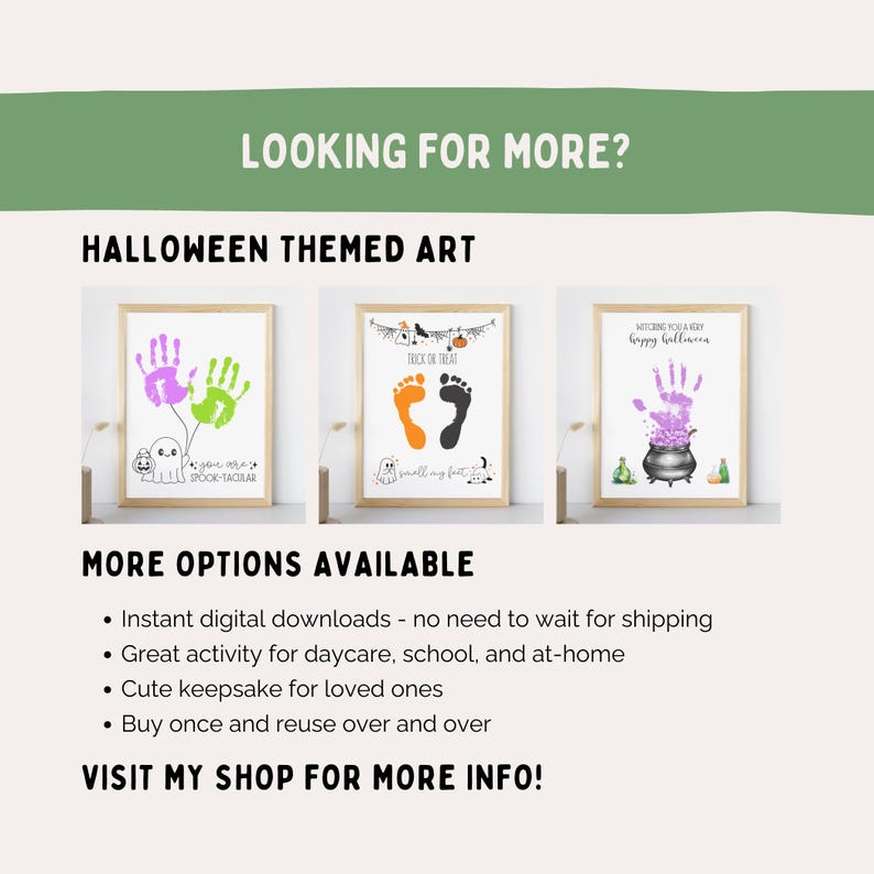 Halloween Footprint Craft, Trick or Treat Smell My Feet Footprint Craft ...