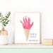 You're the Coolest Fathers Day Handprint Art, Ice Cream Handprint Art ...