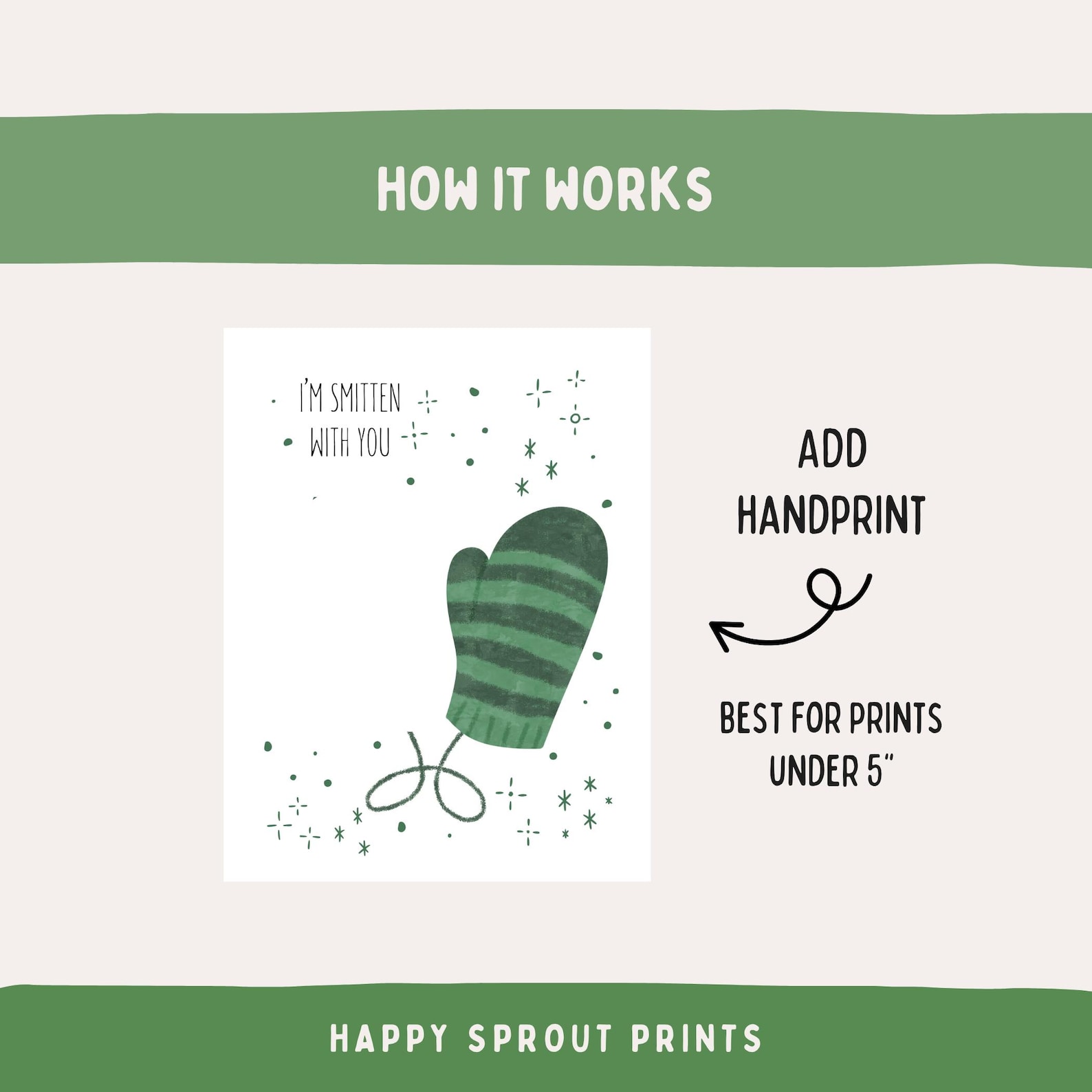 I'm Smitten With You Handprint Craft DIY, Mitten Toddler Handprint Art ...