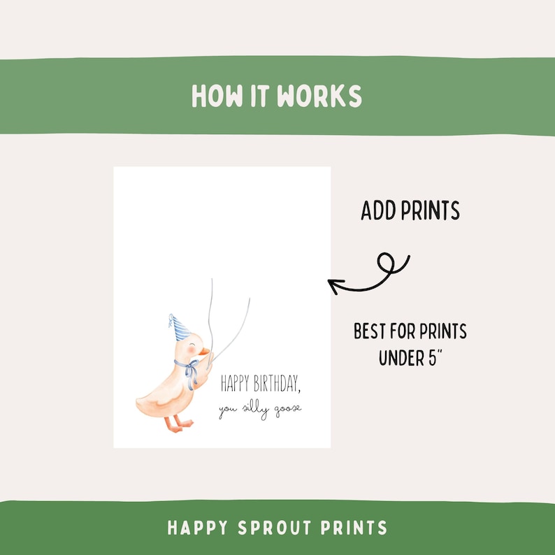 Silly Goose Handprint Art Craft DIY, Happy Birthday Balloon Handprint ...