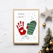 I'm Smitten With You Handprint Craft DIY, Mitten Toddler Handprint Art ...