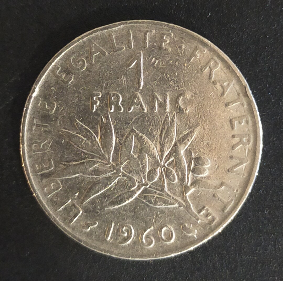 Pièce de collection Rare 1 Franc 1960 - Etsy France