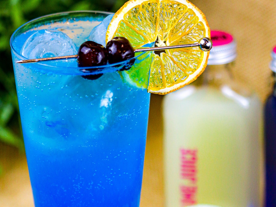 Blue Lagoon Cocktail Kit cocktail Making Kit Classic Blue - Etsy