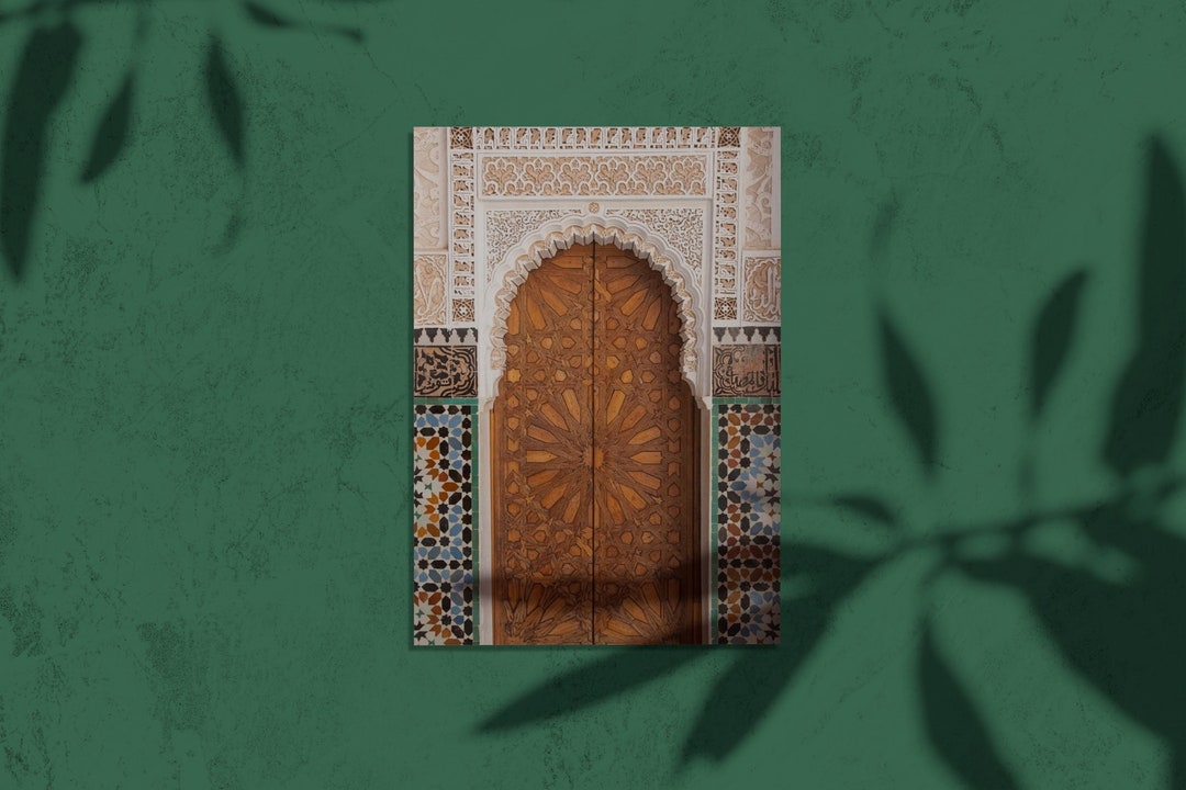 Moroccan Art From the Streets of Marrakech Islamic Mural Architecture ...