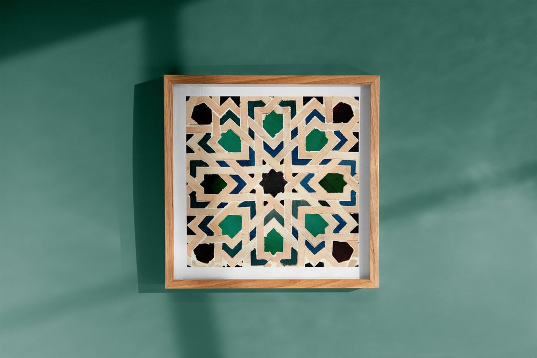 Andalusian Art From the Alhambra Palace in Granada Moroccan Islamic ...