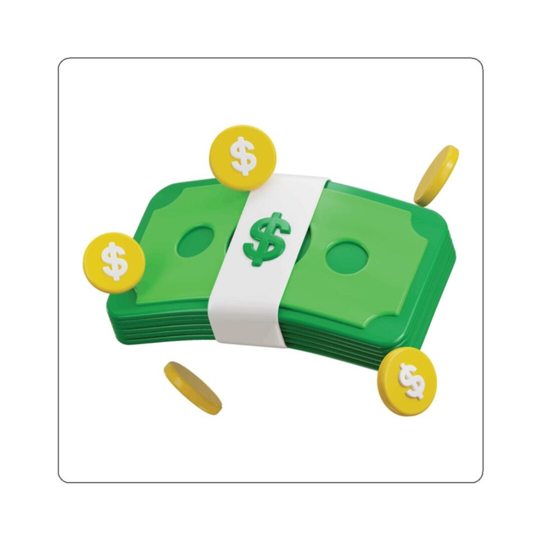 Money Stickers, Dollar Bill & Coin Sticker, Financial Planner Sticker ...