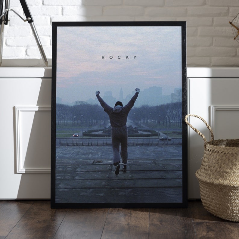 Rocky Movie Poster Digital Download, Rocky Balboa Minimalist Movie ...