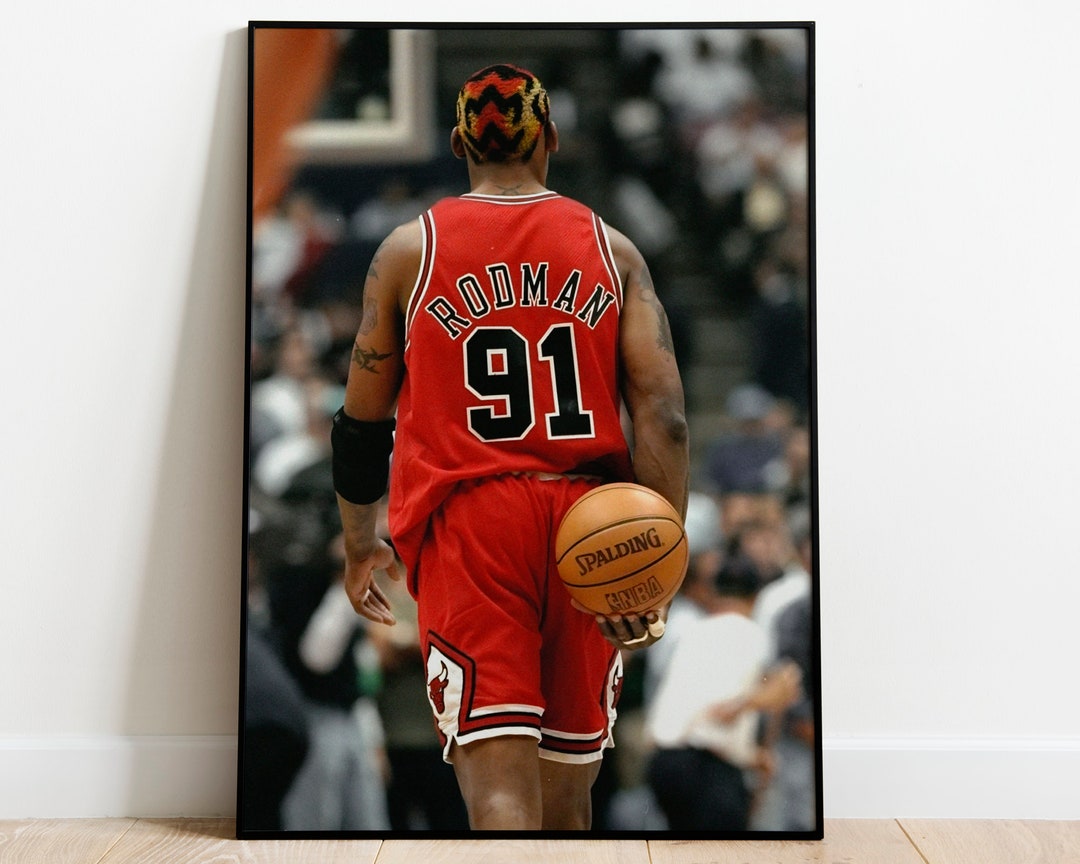 Dennis Rodman, Chicago Bulls, Print Digital Download, Winner Mentality ...