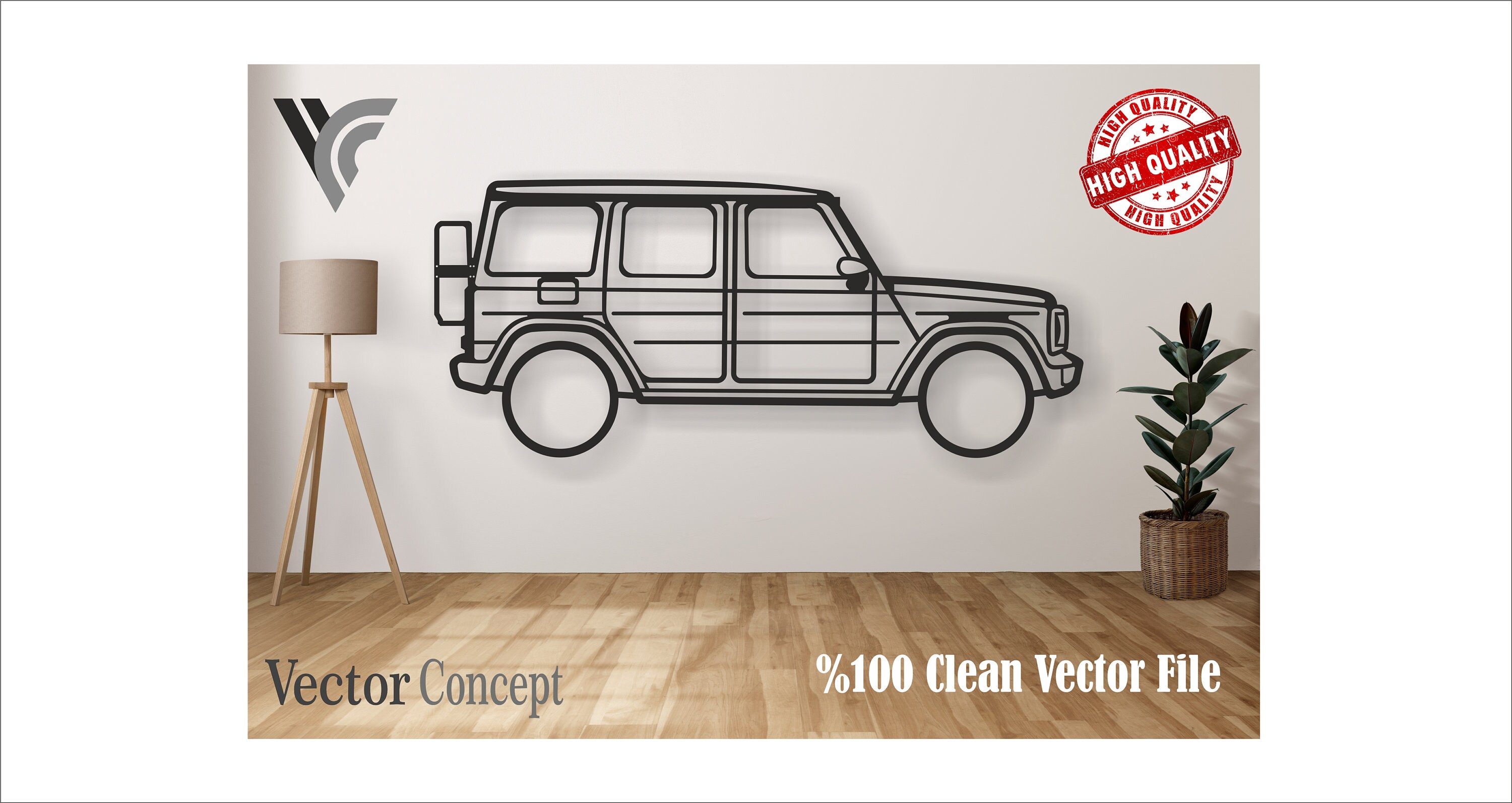 Car Bundle Wall Art Decor Vector File for Cnc Machine and Cricut . File ...