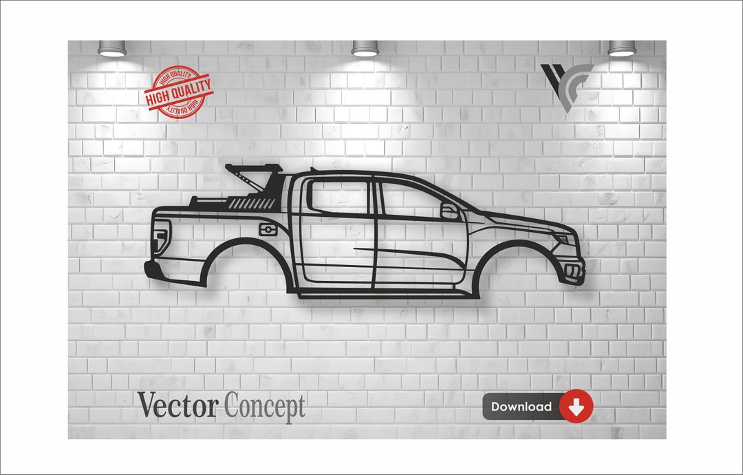 Car Wall Art Decor Vector File for Laser Cutting , Plasma Cutting ( Svg ...