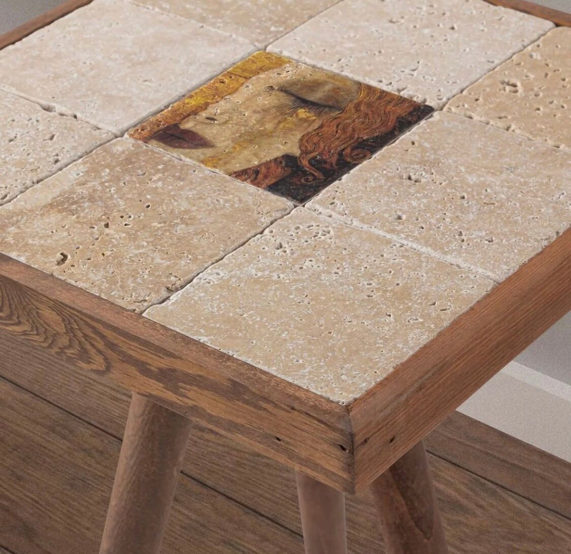 Travertine Natural Stone Coffee Tablecoffee Tablestone - Etsy