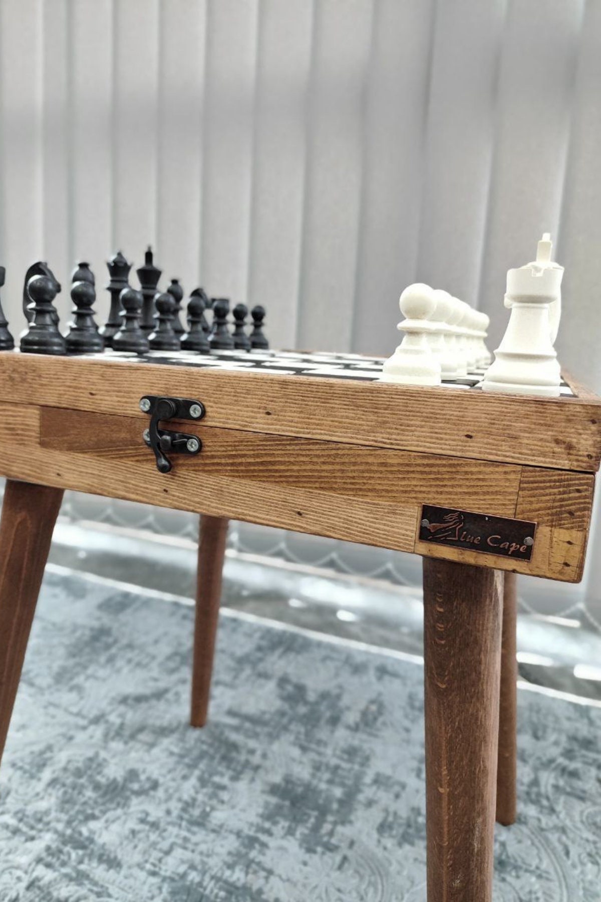 Personalized Luxury Chess Set, Chess Set With Chest,chess Table, 16.5 ...