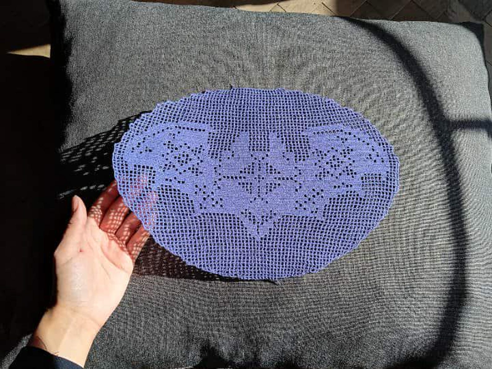 Filet Crochet Ornamental Bat Halloween Doily PDF Pattern - Etsy