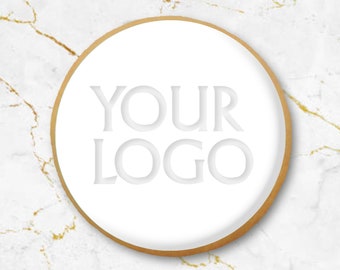 Logo Stamp & Cookie Cutter Personalized Cookie Stamp With Your Logo ...