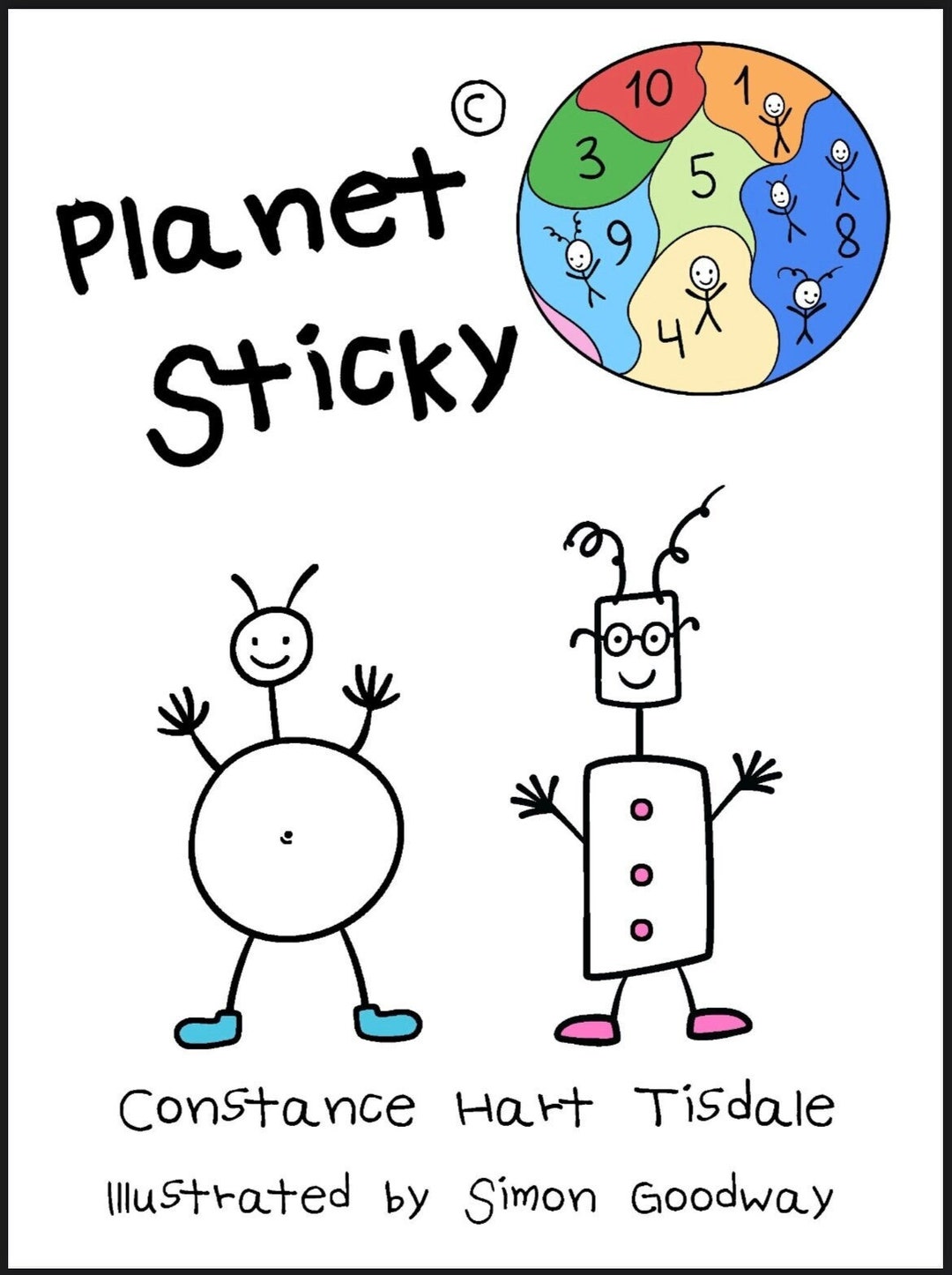 Planet Sticky Children's Math Picture Book for Early Education - Etsy
