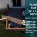 Deck Plans / Drawing Set - 14*14 Deck Drawings / Deck Blueprints / DIY ...