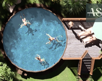 Plans for Above Ground Pool Deck 6x10 - Etsy