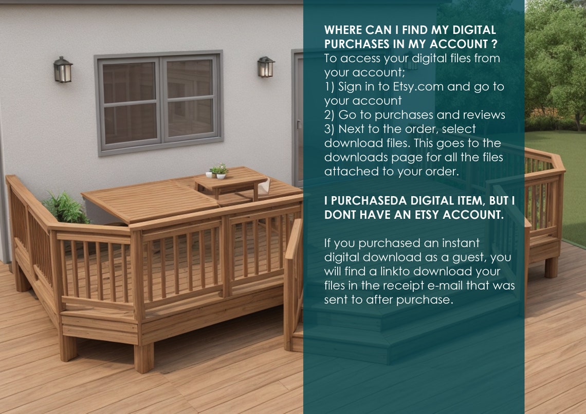 Premium 22'x12' Deck Blueprints - DIY Outdoor Oasis Design for Your ...