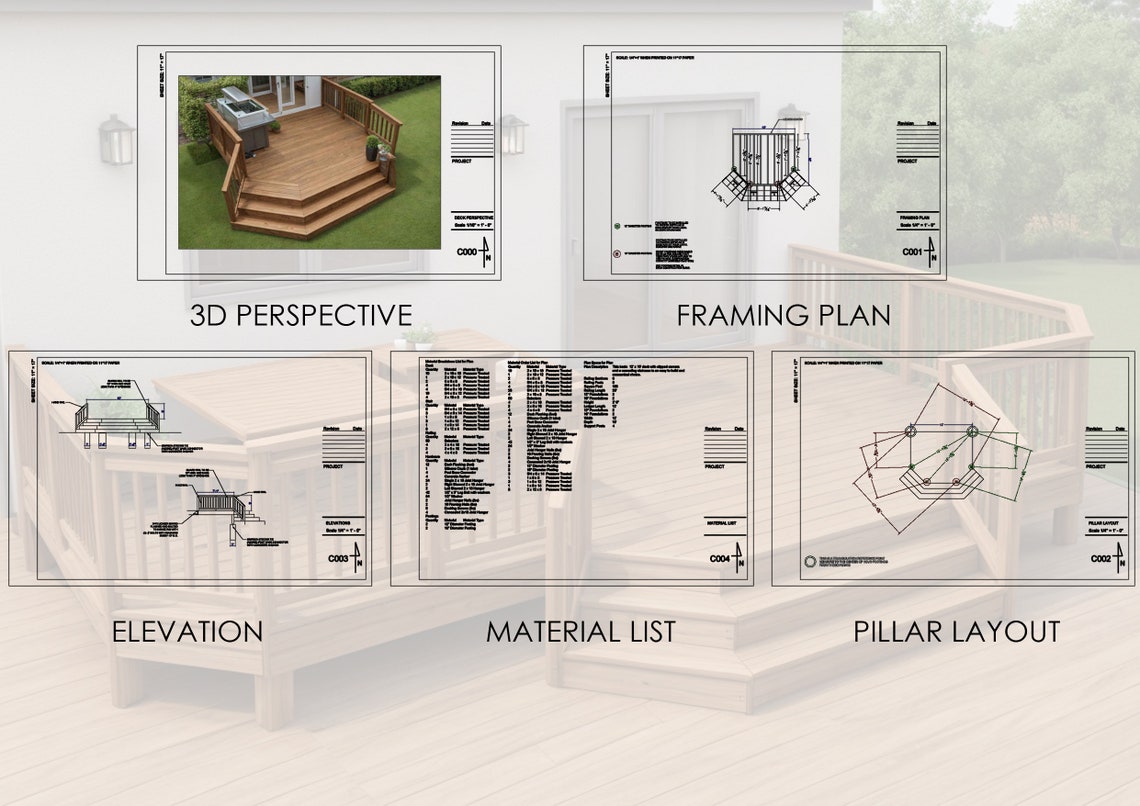 Complete 10'x12' Deck Blueprint Package: Transform Your Outdoor Living ...