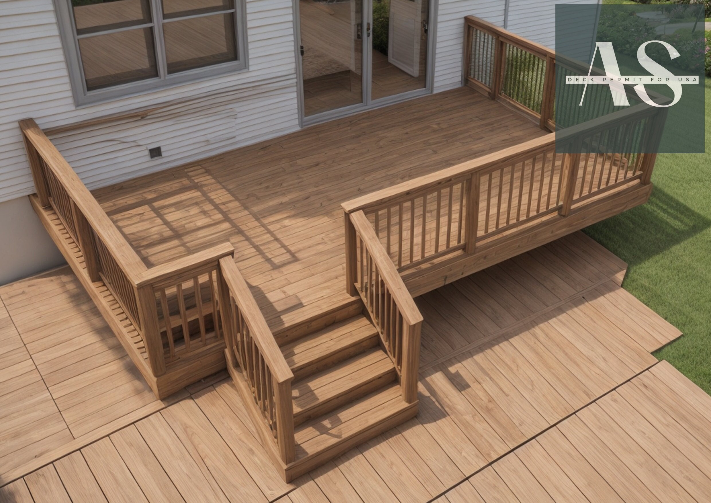 Complete 18'x10' Deck Blueprint Package: Transform Your Outdoor Space ...