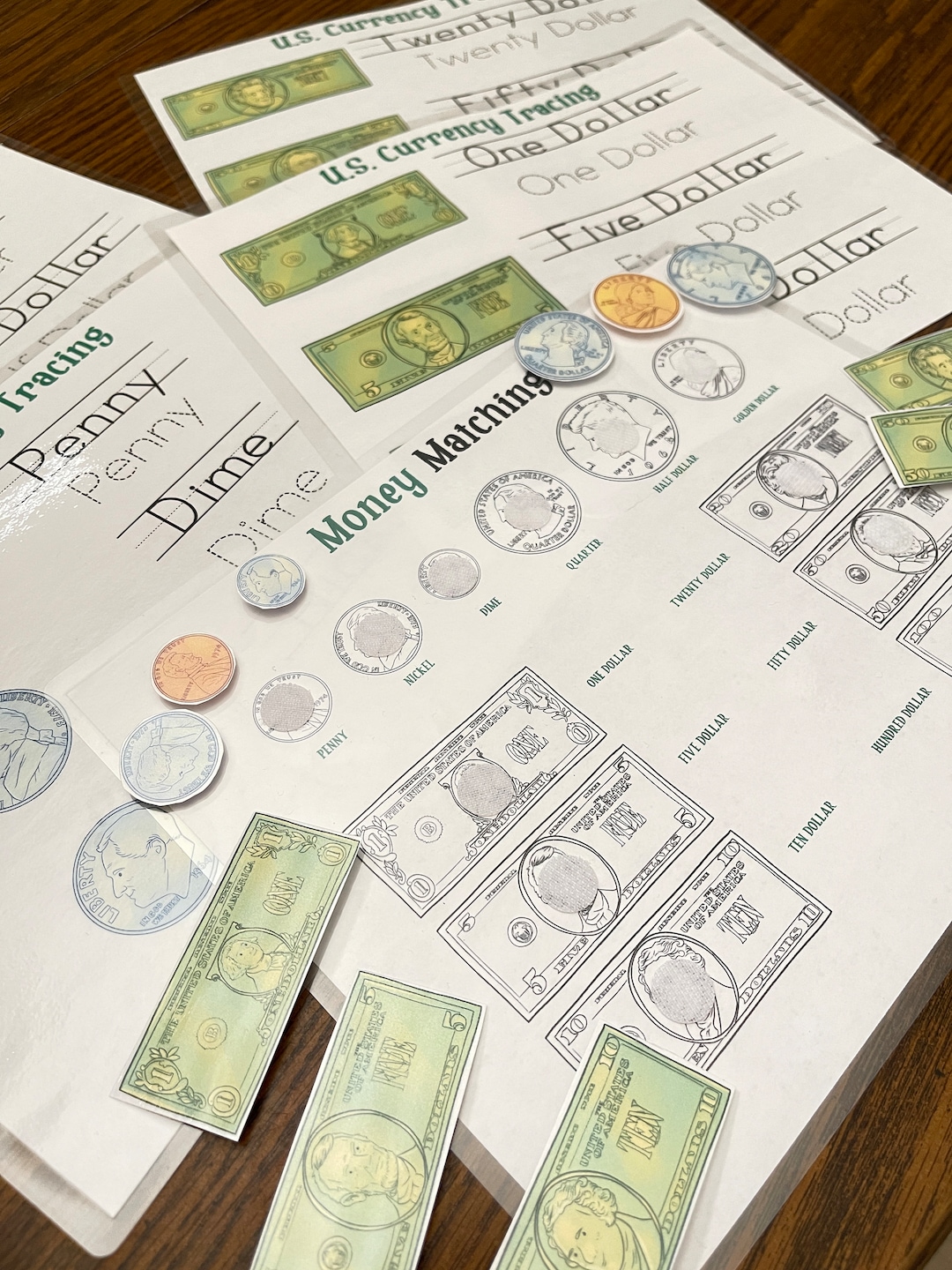 Kids Money Activity | US Coins | Learning Money Value | First Grade ...