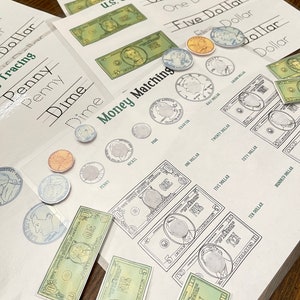 Kids Money Activity | US Coins | Learning Money Value | First Grade ...