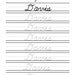 Custom Name Tracing Sheet | Practice Cursive Printable | Handwriting ...