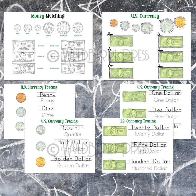 Kids Money Activity | US Coins | Learning Money Value | First Grade ...