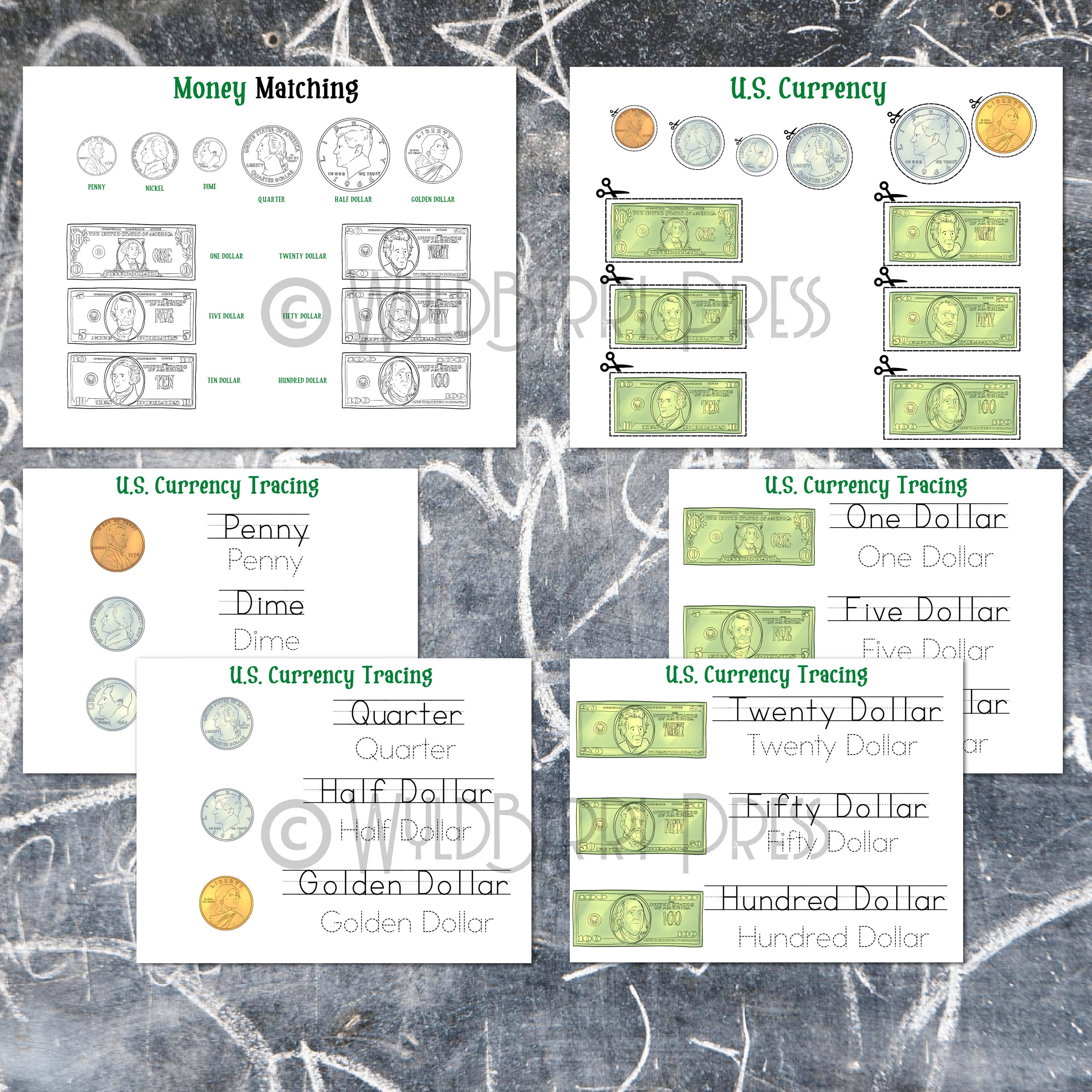 Kids Money Activity | US Coins | Learning Money Value | First Grade ...