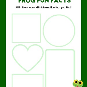 The Wonderful World of Research: Frog Edition, All About Frogs. Forest ...