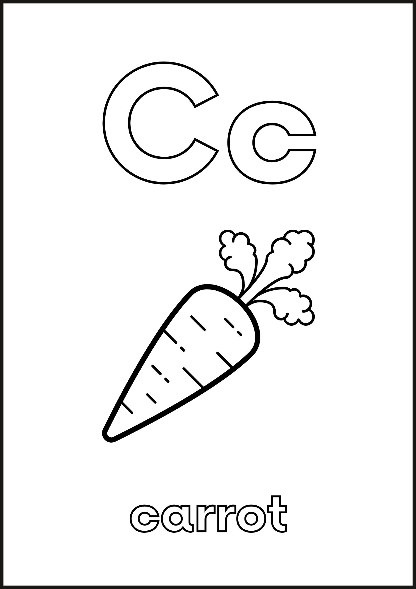 ABC Book of Foods, 26 Coloring Pages PLUS, Abcs to Color/fun With Abcs ...