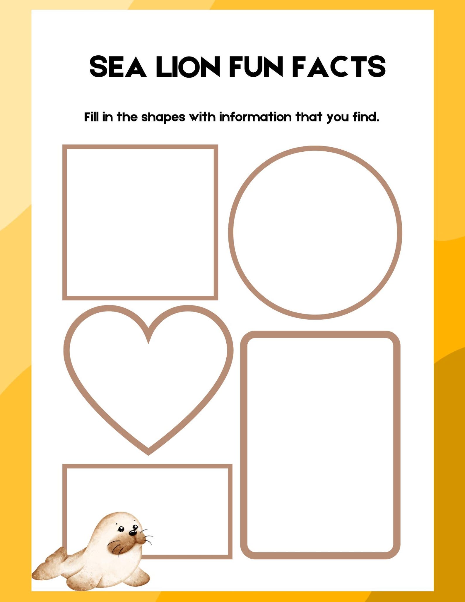 The Wonderful World of Research: Sea Lion Edition, All About Sea Lions ...