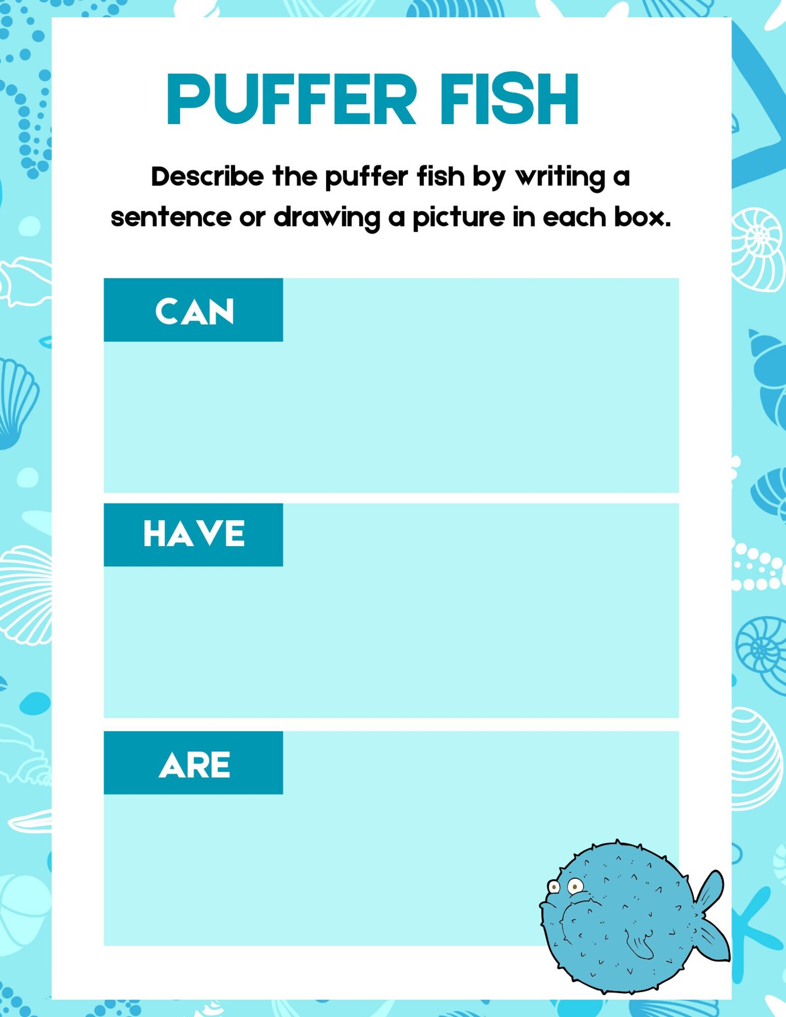 The Wonderful World of Research: Pufferfish Edition, All About ...