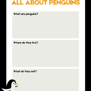 The Wonderful World of Research, All About Penguins - Etsy