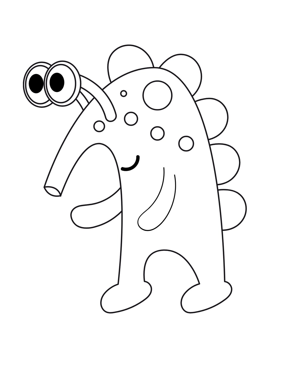 My Favorite Monsters, 15 Coloring Pages Plus/funny Monsters/kooky ...