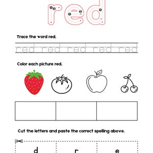 Fun With Colors, Coloring Practice Pages, I Know My Colors, Digital ...