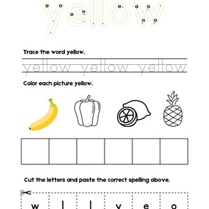 Fun With Colors, Coloring Practice Pages, I Know My Colors, Digital ...