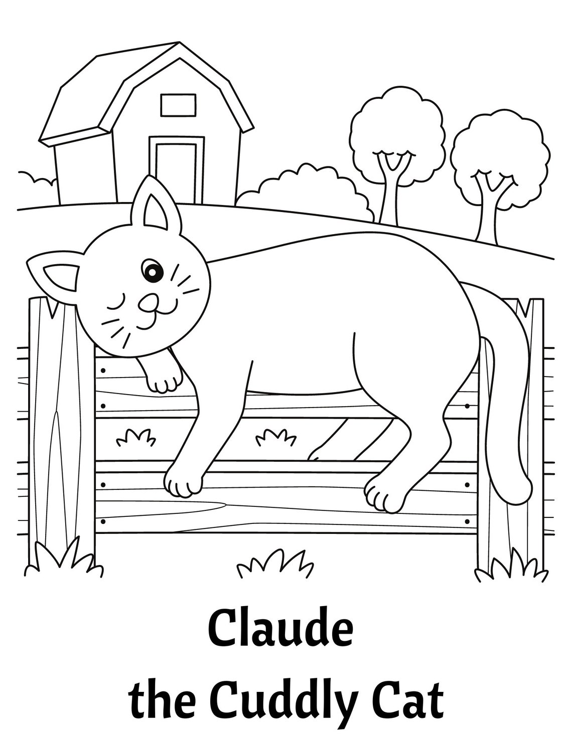 Cute Animal Friends Coloring Pages/printable Pages/farm and Sea Animals ...