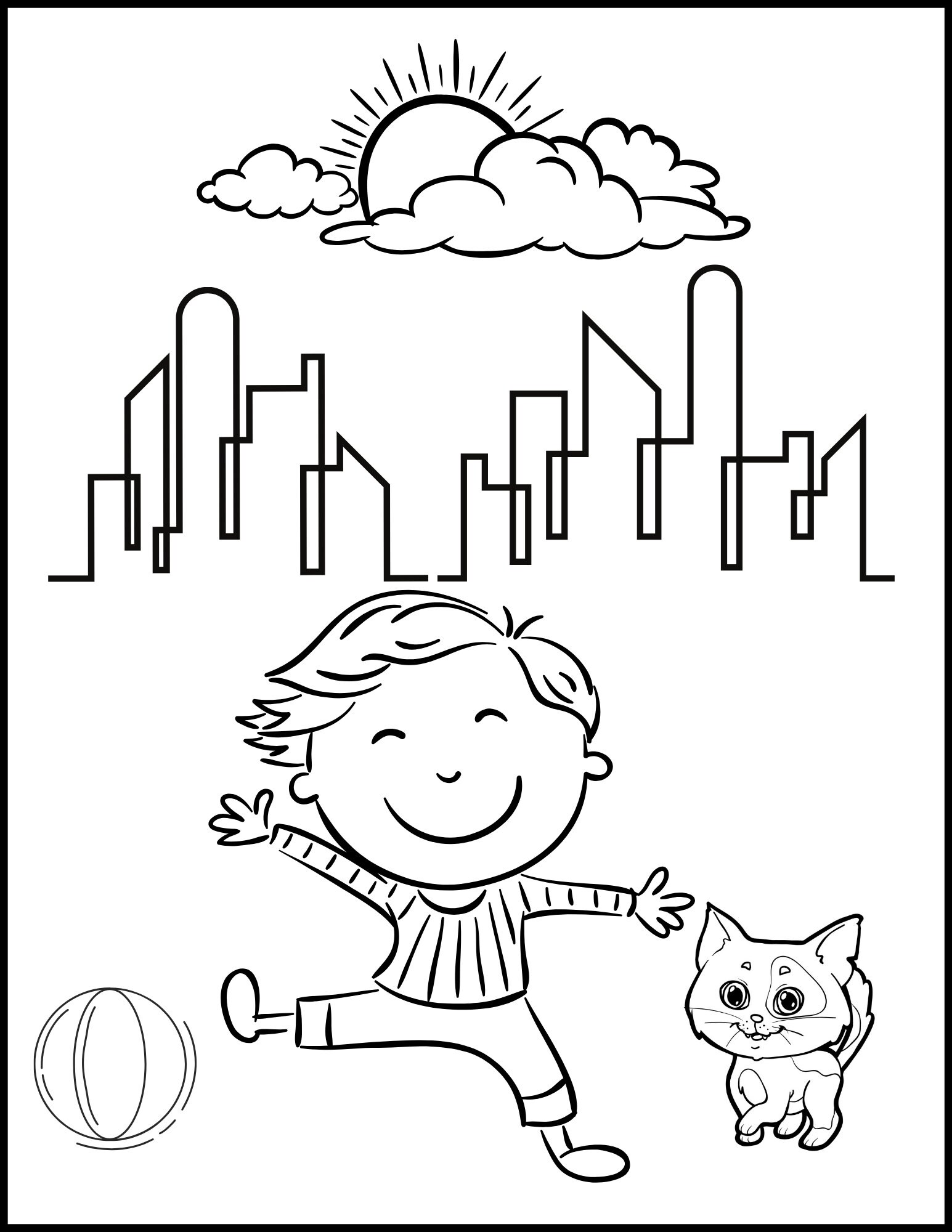 The Cat's Meow, 20 Coloring Pages Plus/cats to Color/fun With Cats ...