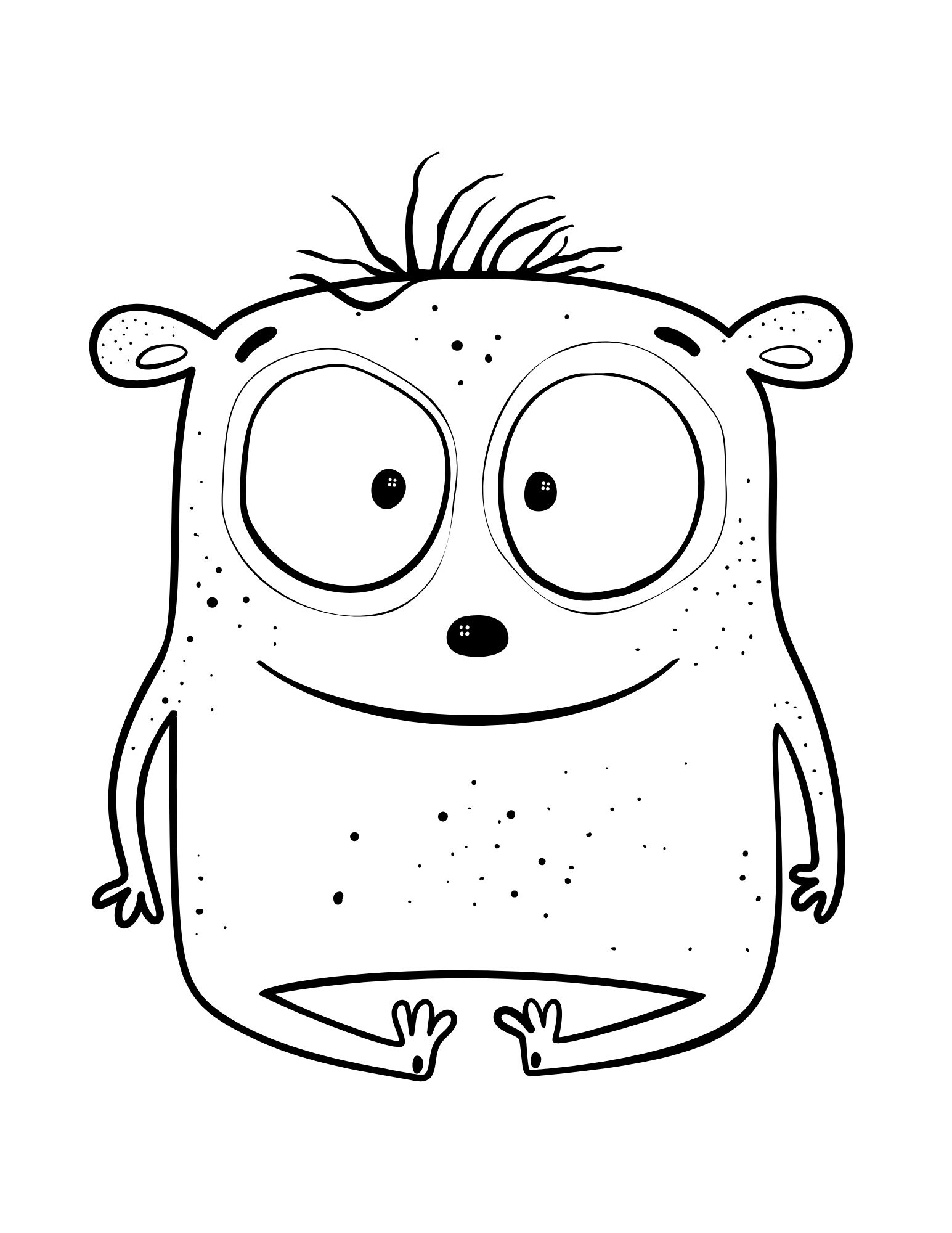 My Favorite Monsters, 15 Coloring Pages Plus/funny Monsters/kooky ...